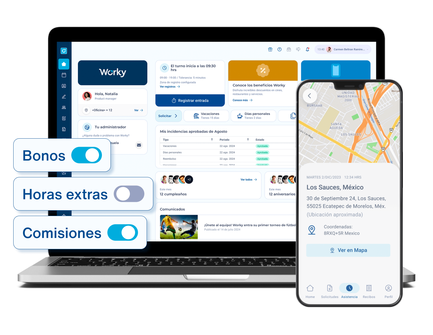 Intranet de RH y Nómina de Worky | Gestión integral de equipos